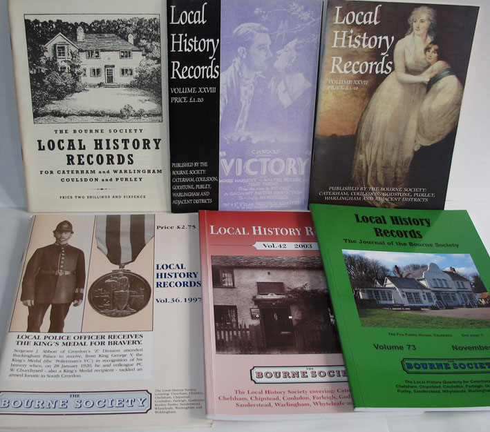 The Society’s ‘Local History Records’ and ‘Bulletins’; Information for ...